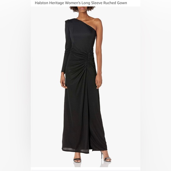 Halston Heritage | Dresses | Halston Heritage Black Gown Size | Poshmark